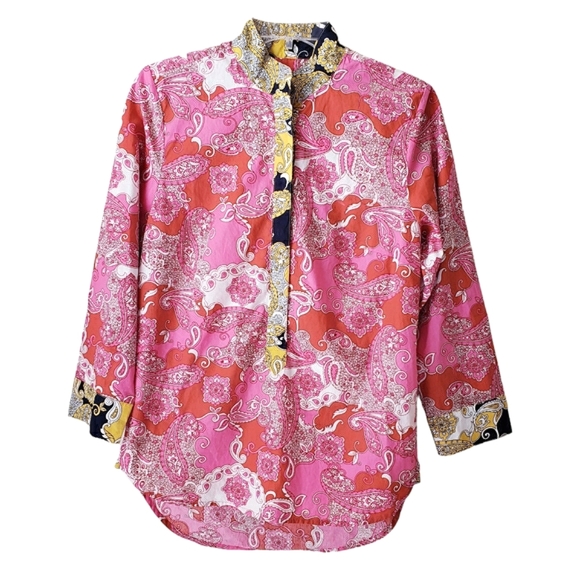 J. Crew | Tops | Jcrew Pink Floral Print Shirt | Poshmark